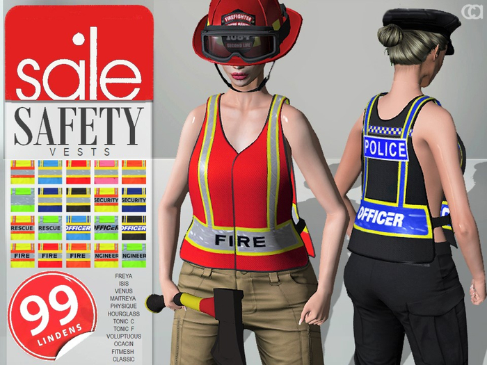 Second Life Marketplace - [CA] PROMO SAFETY VESTS LADIES